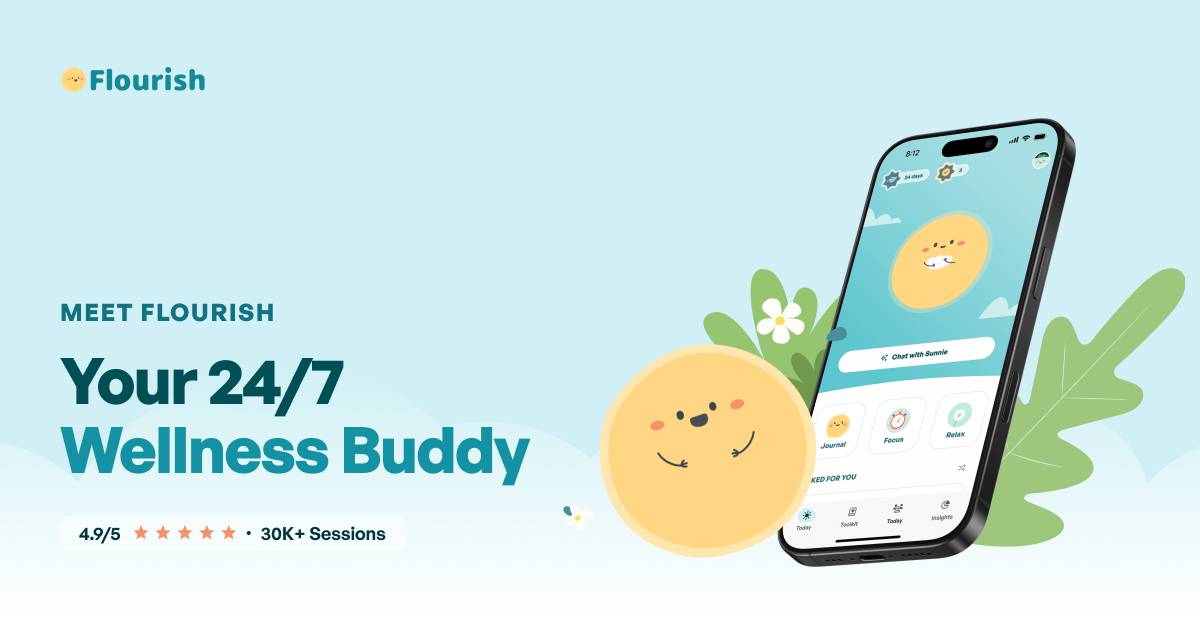 Flourish Science: AI for Mental Health and Well-Being